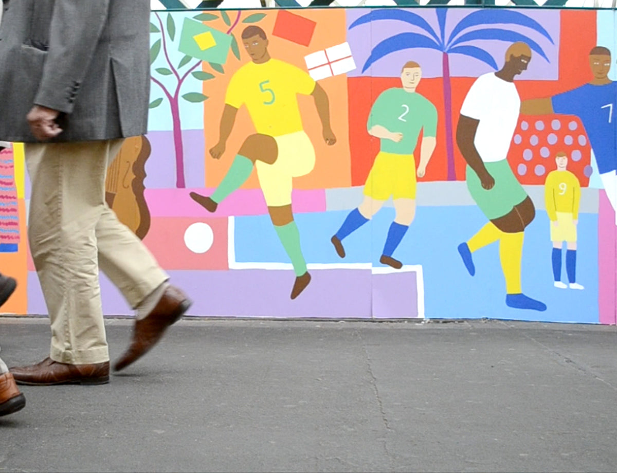 Virgin Trains: Brazil World Cup Mural – paul-leith